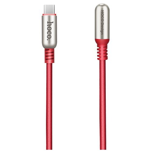Кабель Hoco U17 Capsule USB - microUSB, 1.2 м, 1 шт., красный