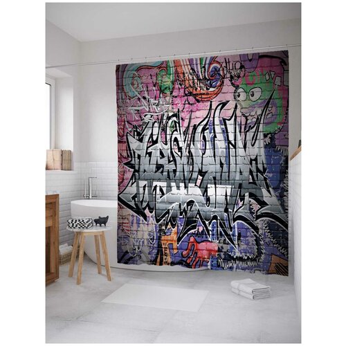 Штора для ванной JoyArty Искусство граффити 180х200 (sc-21242)180х200 см