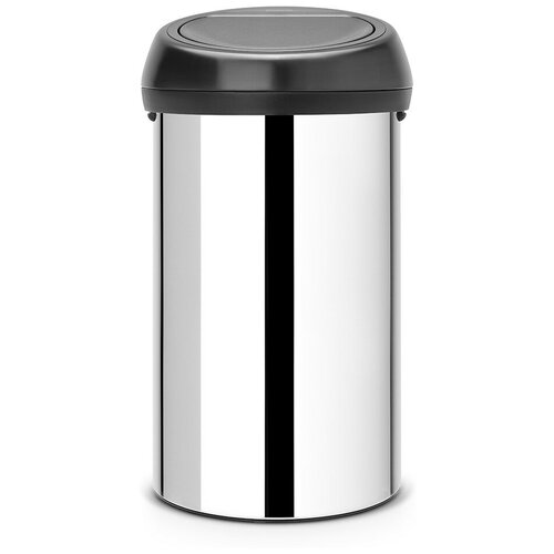 Мусорный бак Touch Bin 60л, полированная сталь, Brabantia, 402586