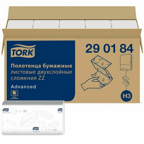 Tork листовые полотенца Singlefold сложения ZZ, 20 шт.