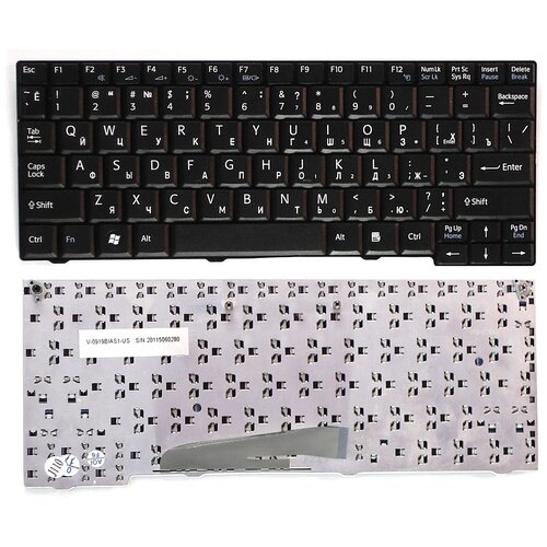 Клавиатура для ноутбука Sony Vaio VPCM12M1EW черная