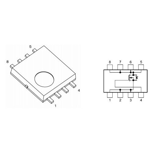 Микросхема TPCA8065-H N-Channel MOSFET 30V 16A