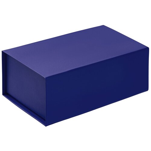 Коробка шкатулка подарочная, синяя 22*14*9 см