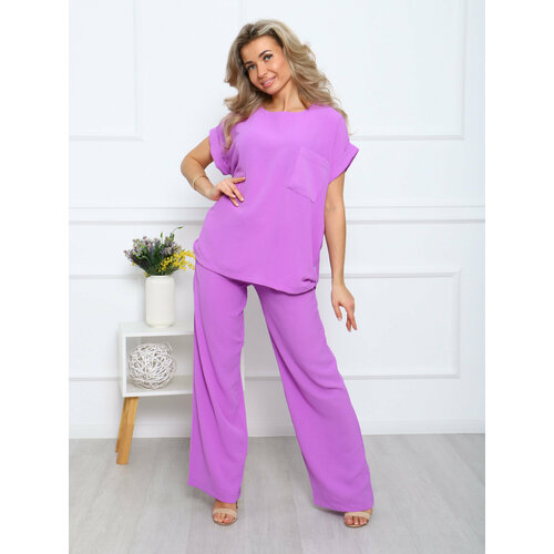 Комплект одежды Территория СтрекоZZ, размер 60, фиолетовый