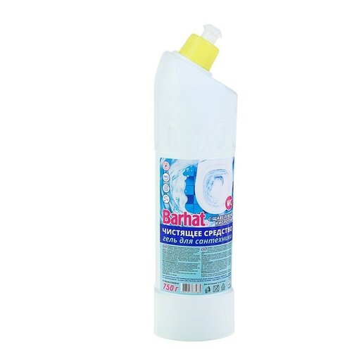 BARHAT Чистящее средство для чистки и дезинфекции сантехники "Бархат", гель с щавелевой кислотой, 750 г