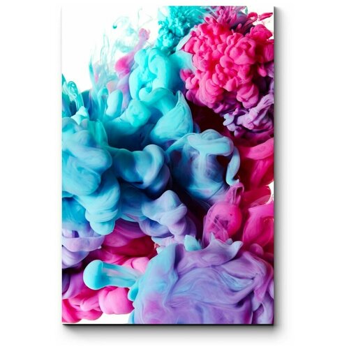 Модульная картина Голубо-розовый туман 100x150