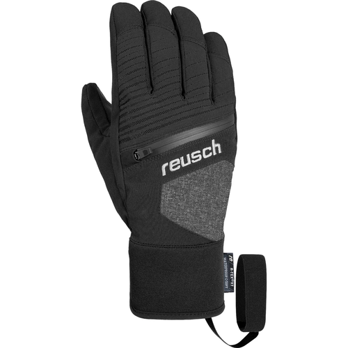 Перчатки Reusch, размер 10, черный, серый