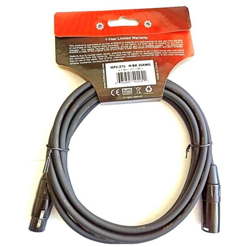 Микрофонный кабель XLR-XLR - Kirlin MPC-270PB/3m