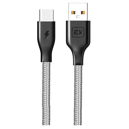 Кабель EXPLOYD USB - Type-C Classic, 1 м, 1 шт., серый