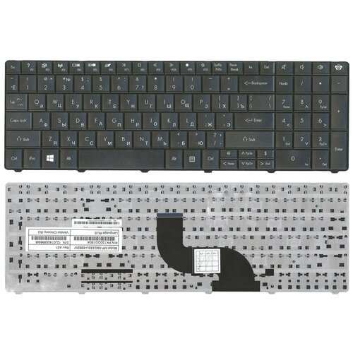 Клавиатура для Packard Bell EasyNote TE11 p/n: MP-09B23SU-6981
