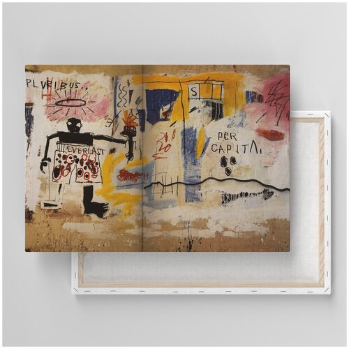 Картина на холсте с подрамником / Basquiat J.M. - Per Capita / Баския Жан-Мишель