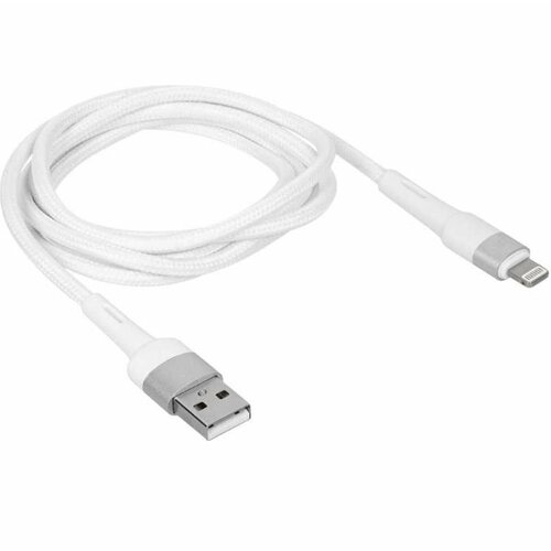 Кабель TFN USB-A/Lightning Envy 1.2m нейлон white/кабель для iPod, iPhone, iPad Apple/кабель для айфона