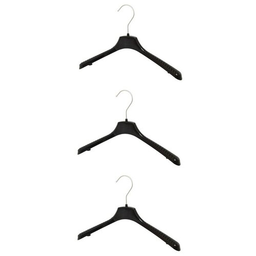 Вешалки Valexa набор (для детской одежды СМ-30 3шт 300мм х 28 мм) черные
