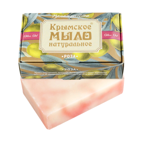 Крымское мыло натуральное "роза" 100 г