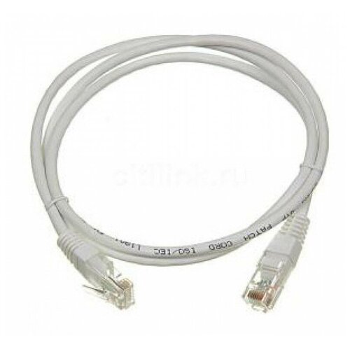 Патч-корд Lanmaster FTP TWT-45-45-2.0/S-GY вилка RJ-45-вилка RJ-45 кат.5е 2м серый ПВХ (уп:1шт)