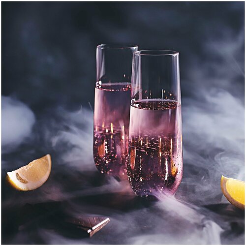 Набор стаканов высоких FLW Craquel 200 мл, 4 шт, розовый