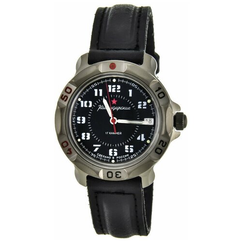 Наручные часы Восток Командирские 816186, серый, черный
