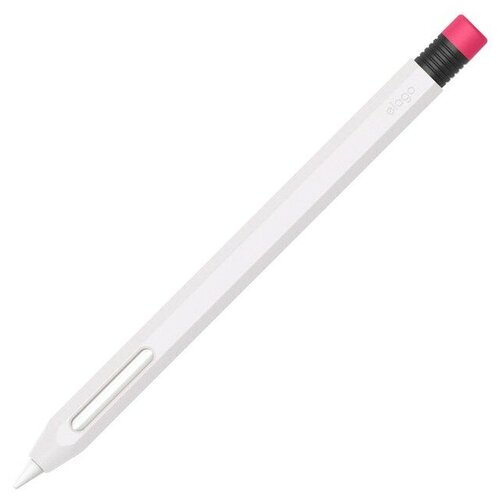 Чехол Elago Silicone для стилуса Apple Pencil 2, белый