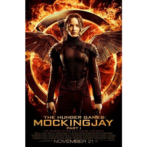 Плакат, постер на бумаге The Hunger Games/Голодные игры. Размер 21 х 30 см