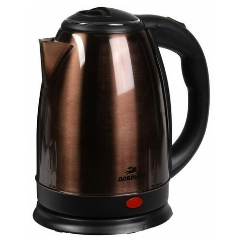 Чайник электрический DO-1224C, металл, 1.8 л, 1800 Вт, коричневый
