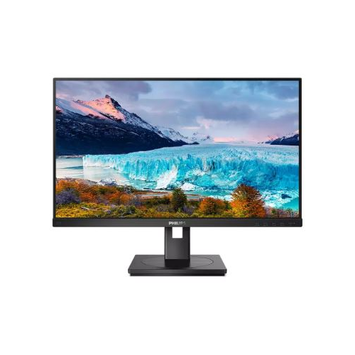 PHILIPS Монитор LCD 23.8' [16:9] 1920х1080(FHD) IPS, nonGLARE, 75 Hz, 300 cd/m2, H178°/V178°, 1000:1, 50М:1, 16.7M, 4ms, HDMI, DP, USB-C, USB-Hub, Height adj, Pivot, Tilt, Swivel, Speakers, 3Y, Black