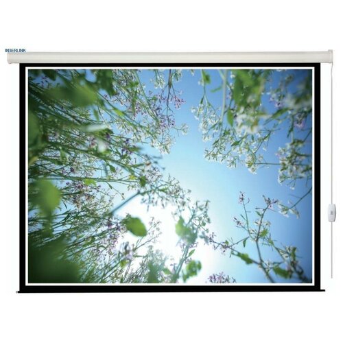 Экран для дома, настенно потолочный с электроприводом Lumien Eco Control 125x200 LEC-100114