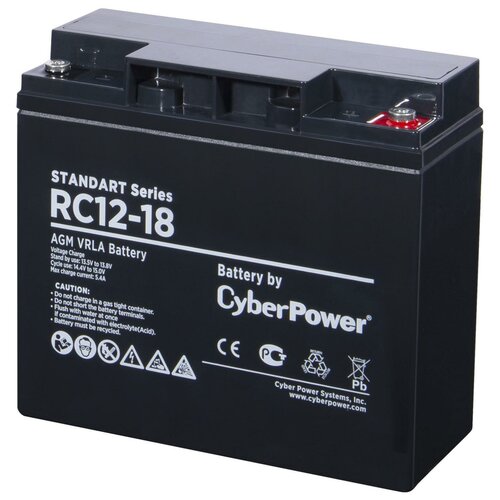 Аккумуляторная батарея CyberPower Battery RC 12-18