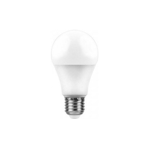 Светодиодная LED лампа Feron ЛОН A55 E27 7W(560lm) 6400K 6K матовая 105x55, LB-91 25446 (упаковка 16 штук)