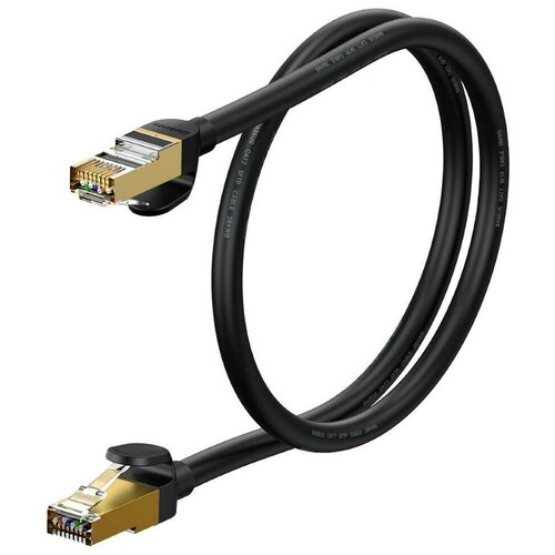 Baseus High Speed Seven типов сетевого кабеля RJ45 10Gigabit (круглый кабель) 0,5м Черный
