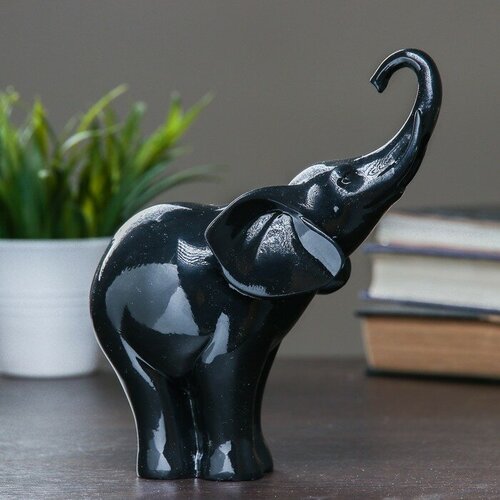 Хорошие сувениры Фигура "Слон" черный, 16х9х18см