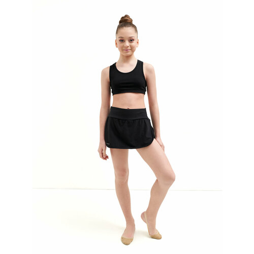 Юбка-шорты для танцев и гимнастики  Flavour Knit, размер 32, черный