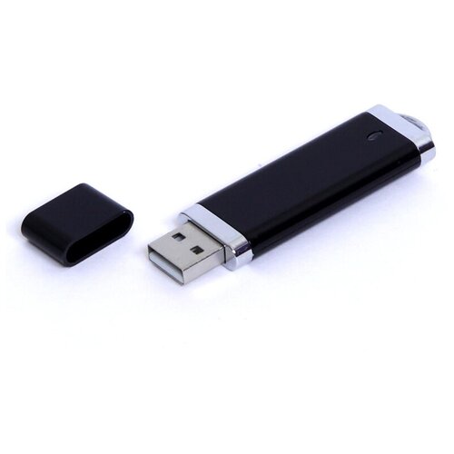 Промо флешка пластиковая «Орландо» (128 Гб / GB USB 2.0 Черный/Black 002)