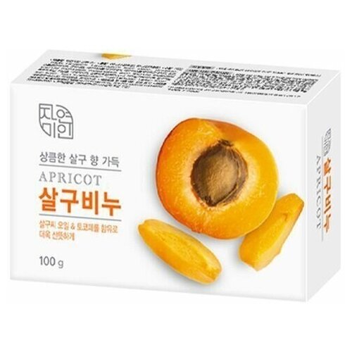 Mukunghwa Восстанавливающее косметическое мыло с маслом абрикоса Rich Apricot Soap, 100гр