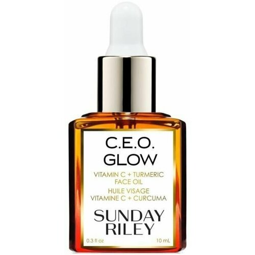 Sunday Riley travel Масло для лица с витамином С и куркумой CEO Glow Vitamin C + Turmeric Face Oil 10ml