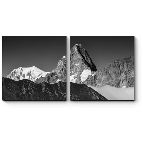 Модульная картина Величественные горы 170x85
