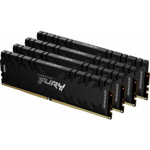 Оперативная память Kingston 32GB 3200MHz DDR4 CL16 DIMM (Kit of 4) FURY Renegade Black KF432C16RBK4/32