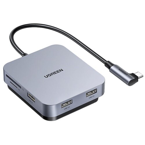 UGREEN. USB концентратор для Mac (хаб), 3 x USB A 3.0, SD/TF (60377)