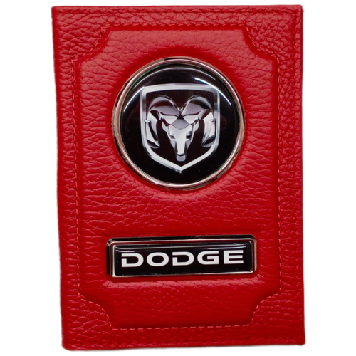 Документница для автодокументов Dodge 1-6-1340-1, красный