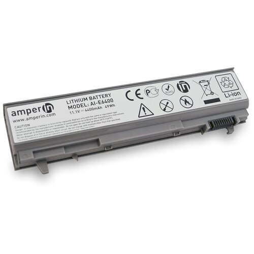 Аккумуляторная батарея (аккумулятор) AI-E6400 для ноутбука Dell Latitude E6400, E6410 4400mAh (49Wh) Amperin
