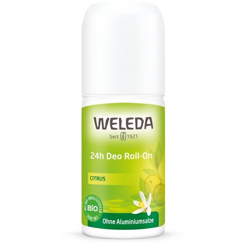 Weleda Дезодорант Citrus 24 часа, ролик, 50 мл, 50 г