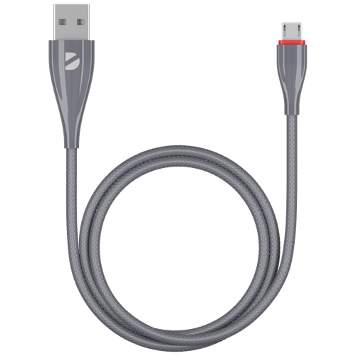 Кабель Deppa Ceramic USB-micro USB (72286), 1 м, 1 шт., серый