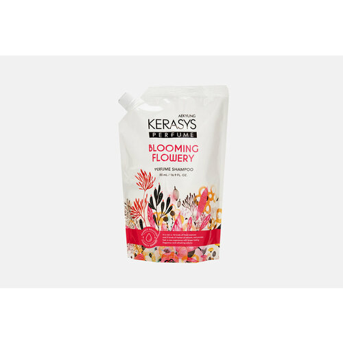 Шампунь для волос, сменный блок Kerasys Perfume Blooming & Flowery Shampoo / объём 500 мл