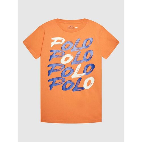 Футболка Polo Ralph Lauren, размер L [INT], оранжевый