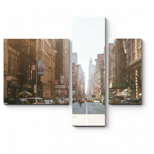 Модульная картина Дорогами Нью-Йорка100x83