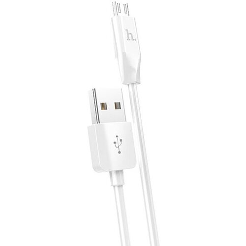 Кабель USB - microUSB Hoco X1 белый, 2м