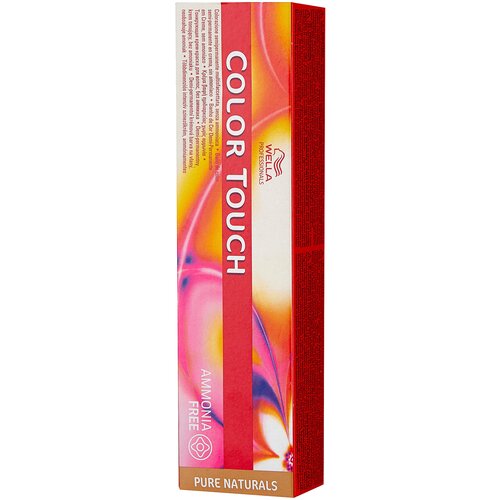 Wella Professionals Color Touch Pure Naturals крем-краска для волос, 5/03 Светло-коричневый натуральный золотистый, 60 мл