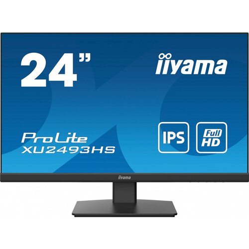 Монитор 23.8" Iiyama ProLite XU2493HS-B5, 1920х1080, 75 Гц, IPS, черный