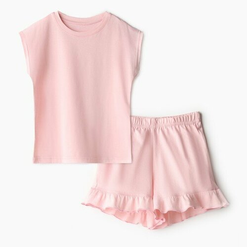 Пижама  Minaku, размер 134, розовый