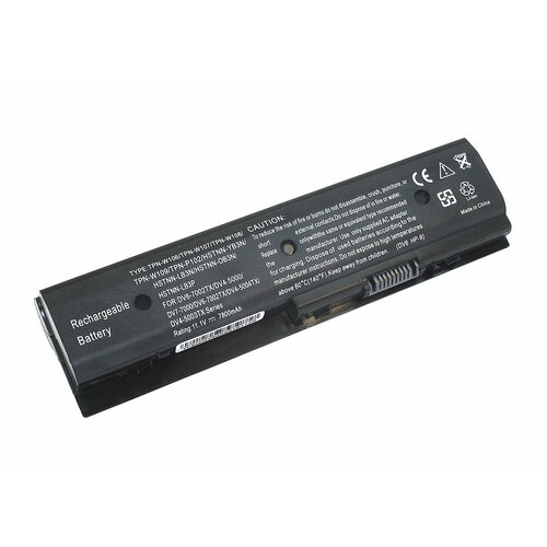 Аккумулятор для ноутбука HP TPN-W108 7800 mah 11.1V