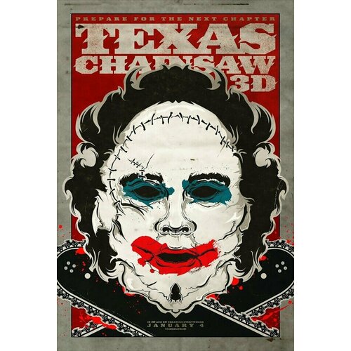 Плакат, постер на бумаге The Texas Chainsaw Massacre/Техасская резня бензопилой. Размер 30 на 42 см
